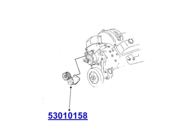 Jeep Grand Cherokee ZJ V8 5,2 L / 5,9 L Riemenspanner Umlenkrolle ...