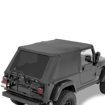 Jeep Wrangler TJ Unlimited Trektop NX Verdeck Sunrider Bestop Black ...