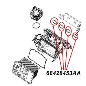 Jeep Wrangler JL 2,0 ltr. Turbo Intake Manifold Seal Kit 18-