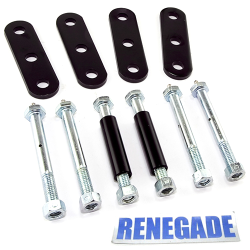 Jeep CJ Shackle Pair Heavy Duty Greasable for Rear Axle year 76-86