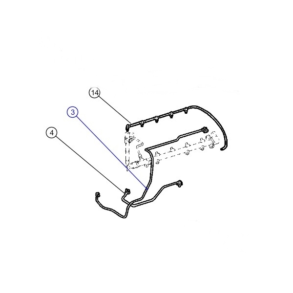 Jeep Grand Cherokee WJ WG Diesel Kraftstoffleitung Chrysler 2,7 ltr ...
