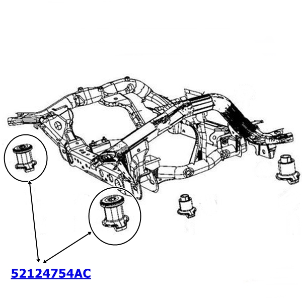 Jeep Grand Cherokee WH WH2 WK2 one Front Upper Suspension Cradle ...
