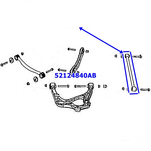 Jeep Grand Cherokee WK2 WH WK one rear Toe Link Assembly left or right ...