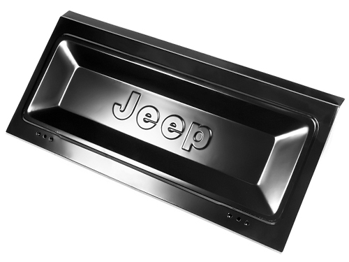 Jeep CJ CJ7 Tailgate with Jeep Script